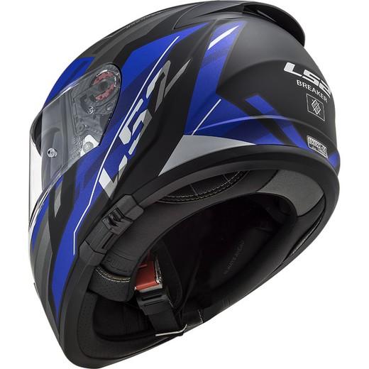 CASCO LS2 BREAKER EVO BETA AZUL - FF390